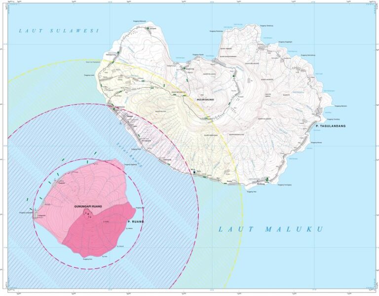 Mengenal Gunung Api Ruang yang erupsi dahsyat pada 17 April 2024